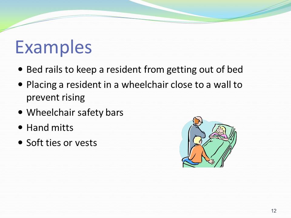 Restraint Reduction: Regulations, Alternatives and Therapy - Article 2137