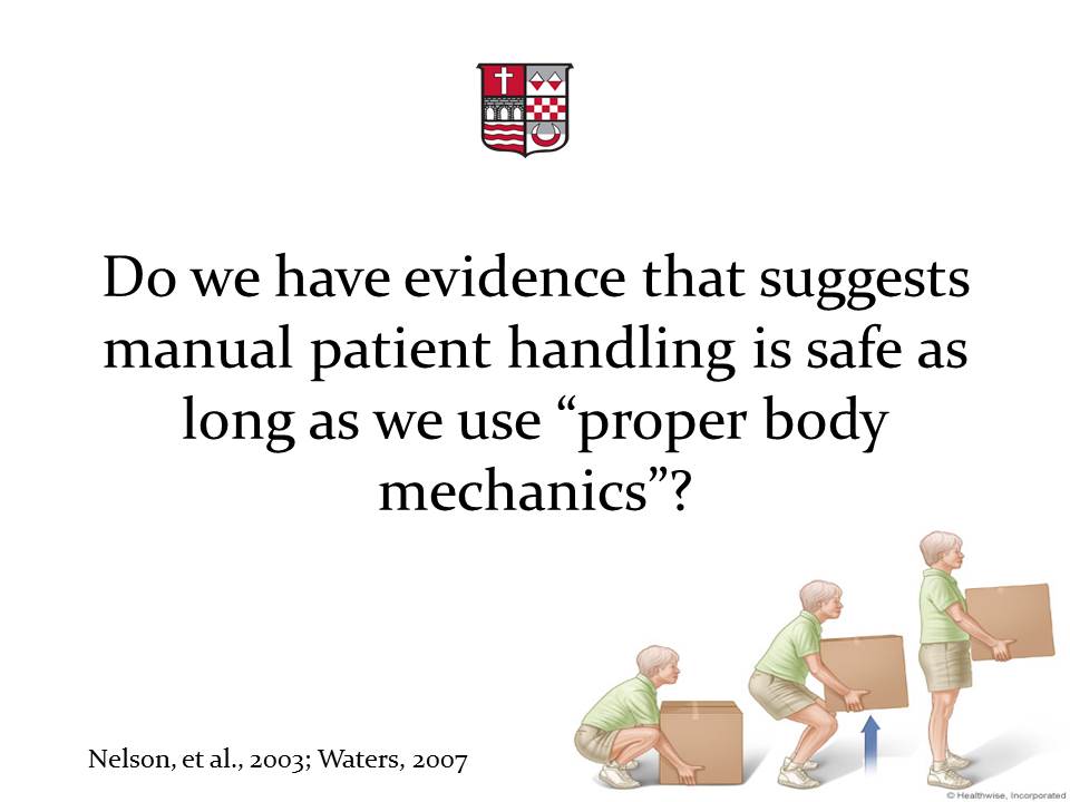 Introduction to safe patient handling: A paradigm shift in the way ...