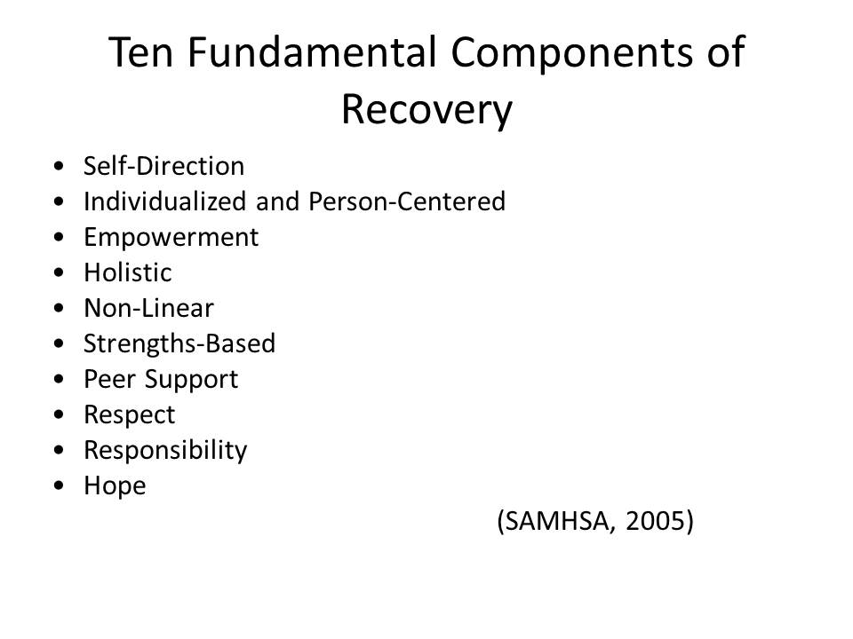 Using the OT Practice Framework in Recovery-Based Mental Health ...