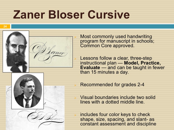 Importance of Penmanship - Cursive - Article 3913